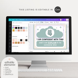 Levels of Understanding Editable Classroom Printable Posters, Pastel ...