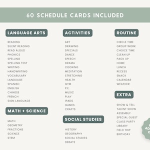 Classroom Schedule, Editable Modern Boho Canva Template, Classroom ...