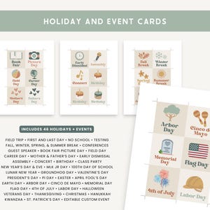 Classroom Calendar Display and Weather Station, Printable Modern Boho ...