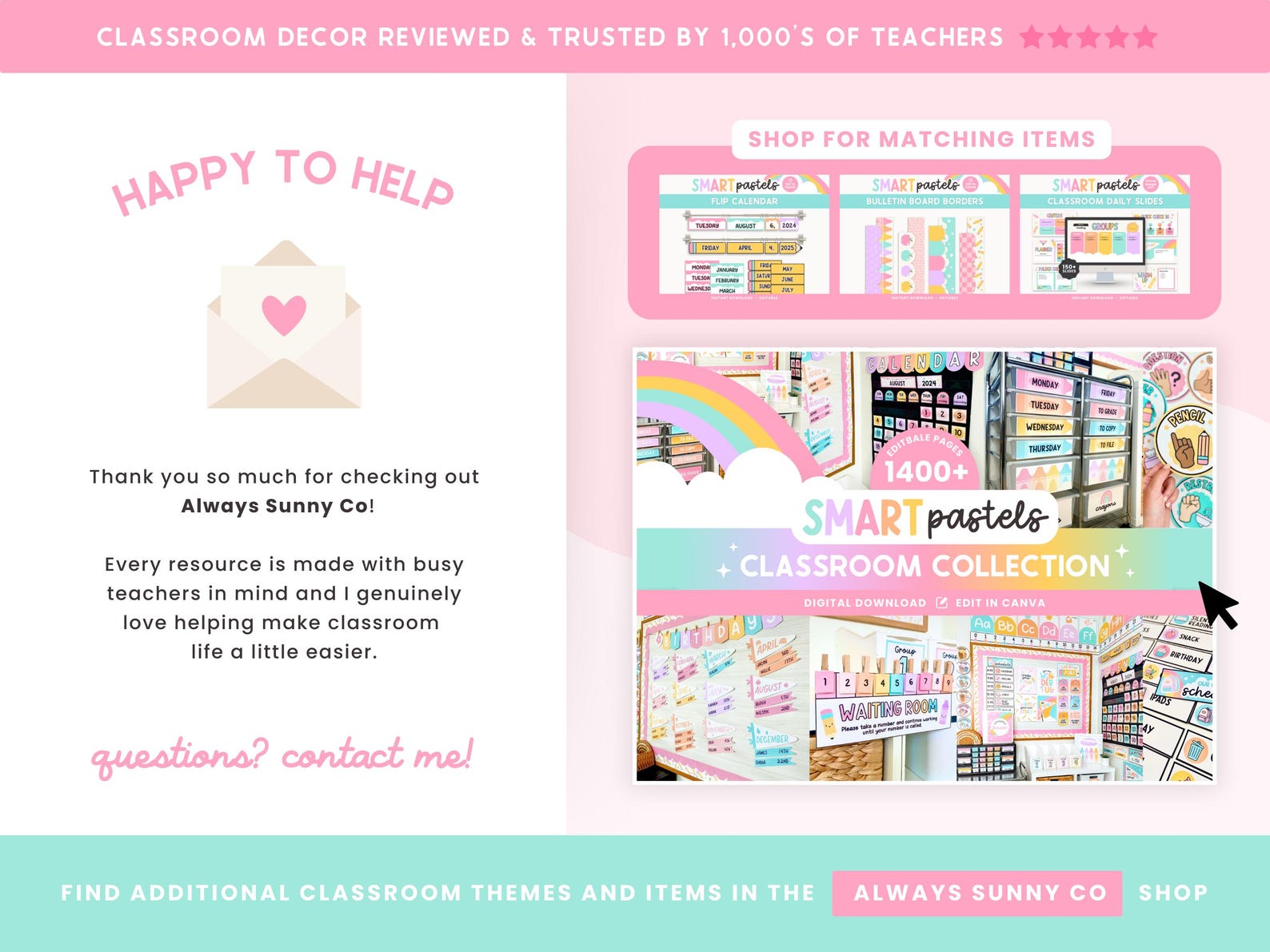 Classroom Calendar Display and Weather Station, Printable Bright Pastel ...