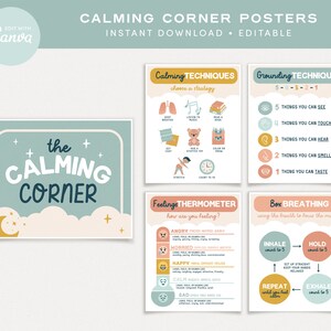 Editable Classroom Management Bundle, Cute Boho Canva Editable Files ...