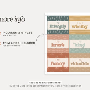 Classroom Affirmation Station Display, Modern Boho Classroom Decor ...