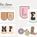Classroom Bulletin Board Letters, Editable in Canva, Bright Desert ...