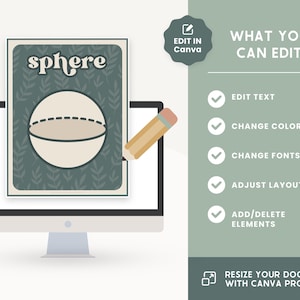 Classroom Shapes and Colors Printable Display, Editable in Canva ...