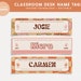 Editable Classroom Organization Retro Sunshine Bundle, Printable Canva ...