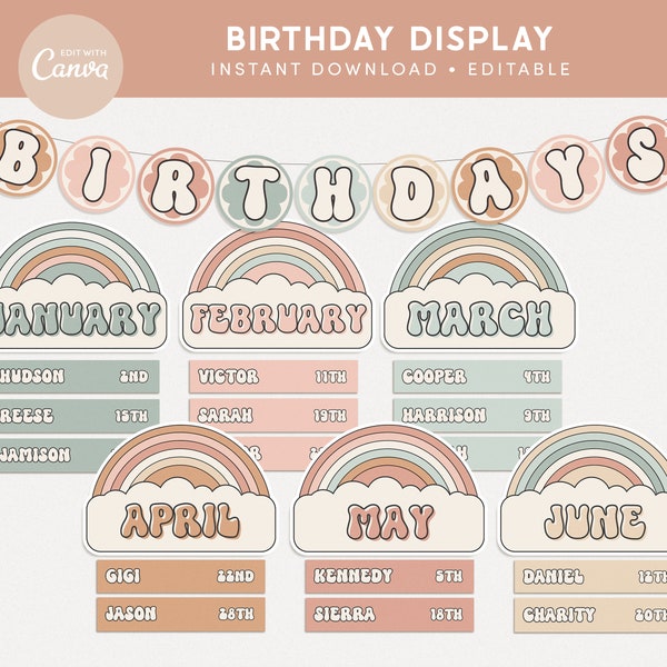 Classroom Birthday - Etsy