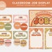 Editable Retro Classroom Decor Bright Printable Teacher - Etsy