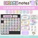 Classroom Calendar Display and Weather Station, Printable Cute Pastel ...
