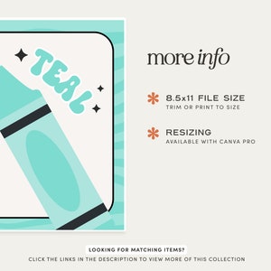 Classroom Shapes and Colors Printable Display, Editable in Canva ...