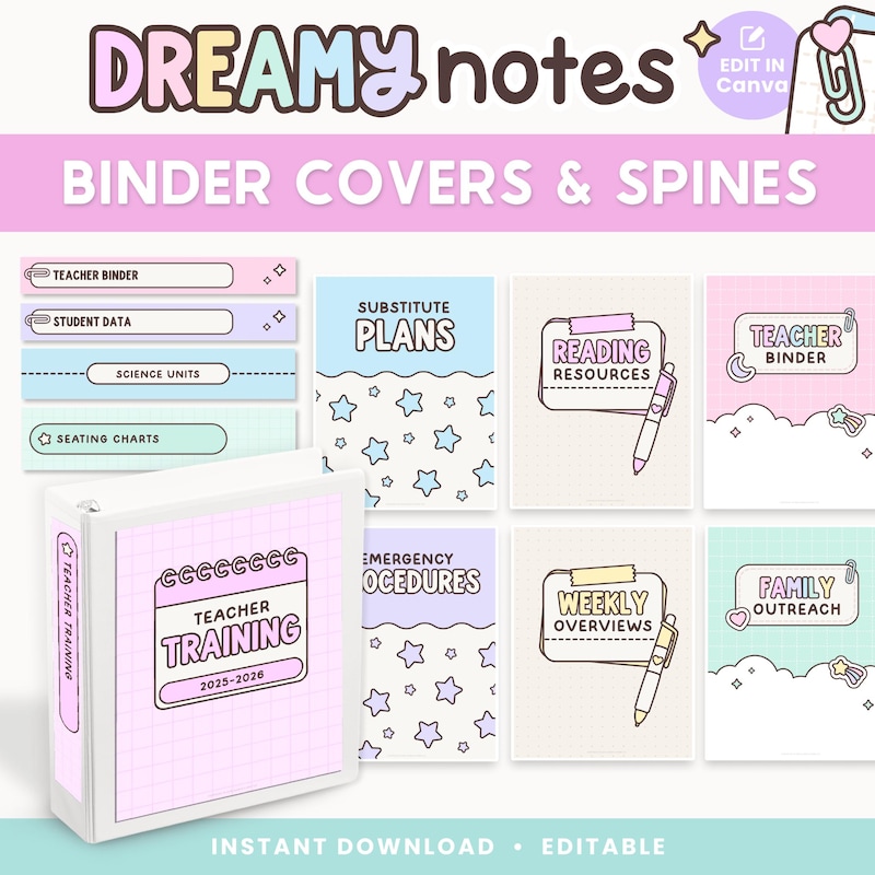 Cute Binders - Etsy
