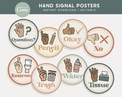 Basic Sign Language DIGITAL Pack. 16 Sign Language Cards, ASL - Etsy Canada