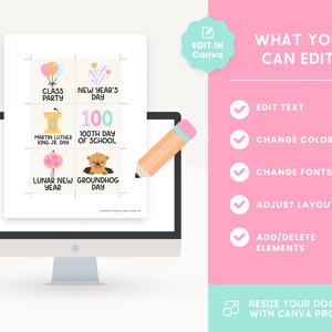 Classroom Calendar Display and Weather Station, Printable Bright Pastel ...