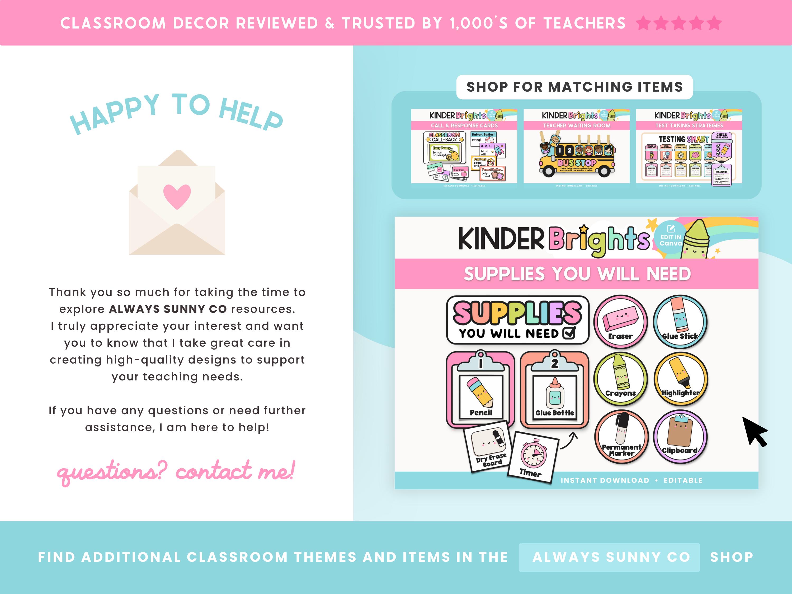 Classroom Days in School Ten Frames Printable Display, Editable in ...