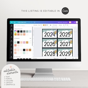 Classroom Flip Calendar Display, Pastel Rainbow Classroom Decor ...