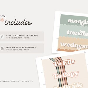 Classroom Rolling Trolley Cart Labels, Editable Teacher Drawer Filing ...