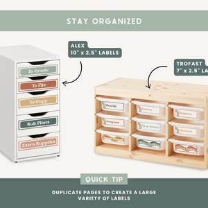 Classroom Labels Editable Templates, Modern Boho Classroom Organization ...