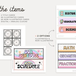 Classroom Schedule, Editable Classroom Printables, School Timetable ...