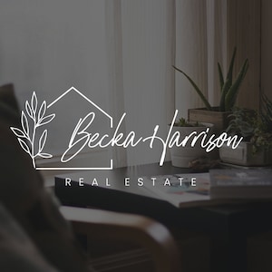 Editable Logo Templates, DIY Real Estate Logos, Realtor House Branding ...