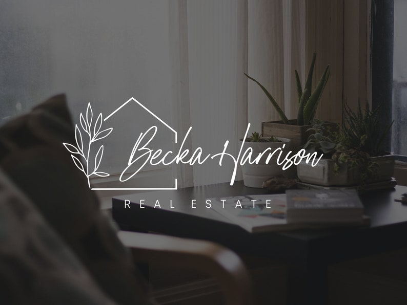 Editable Logo Templates, DIY Real Estate Logos, Realtor House Branding ...