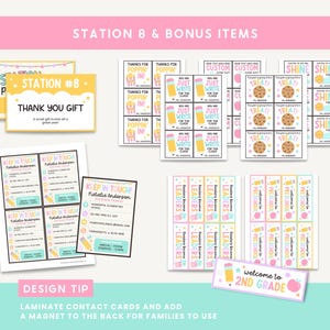 Back to School Open House Bundle | Editable Meet the Teacher Station ...