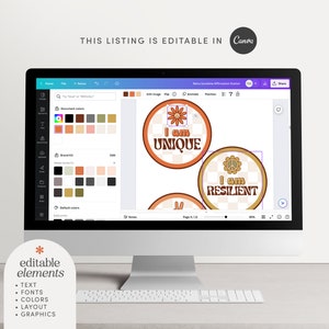 Classroom Affirmation Station Display, Retro Groovy Classroom Decor ...