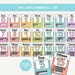 Pastel Ten Frame Number Posters | Editable Number Posters 0-20 ...