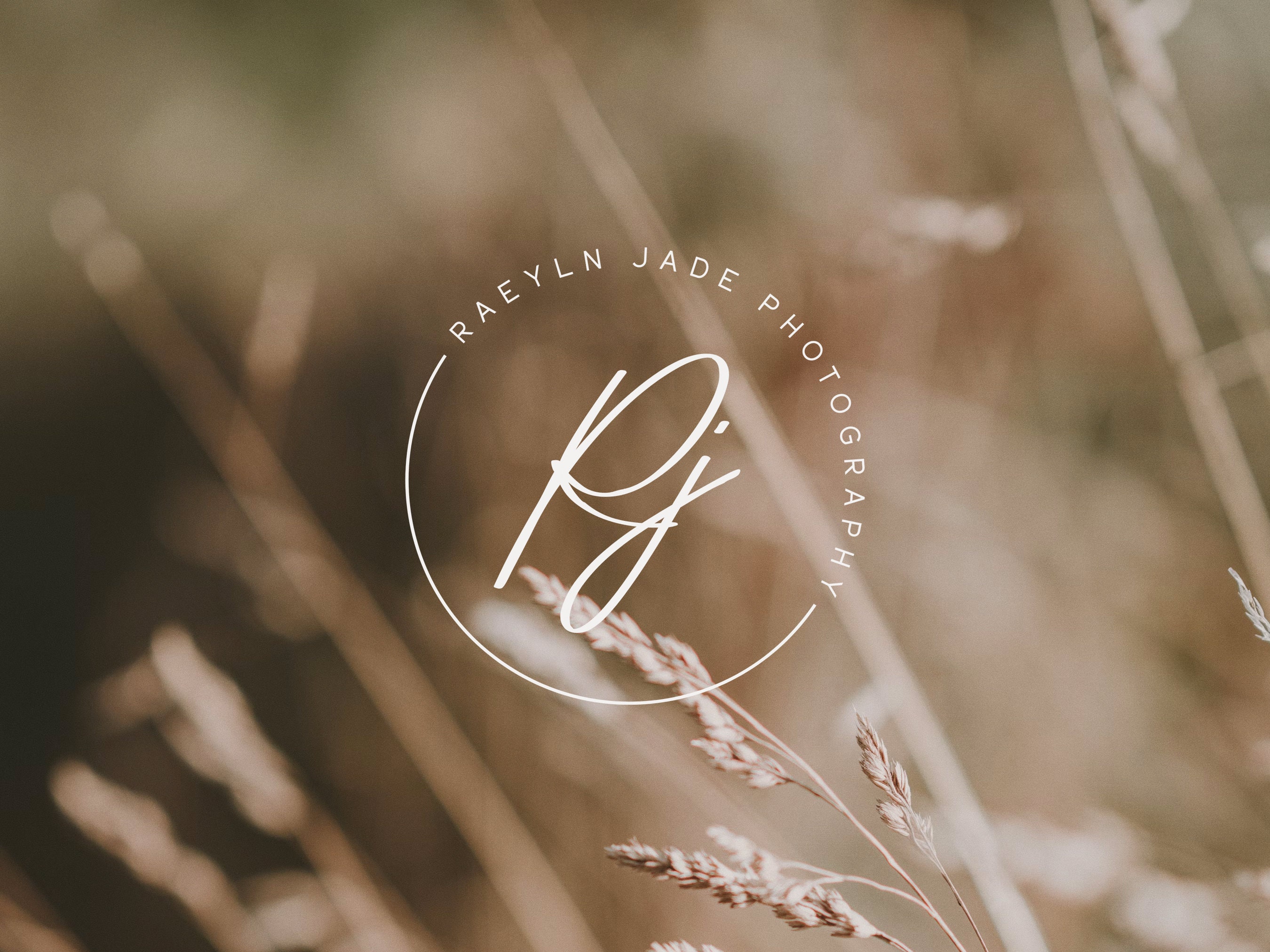 Editable Logo Designs DIY Signature Logo Circle Photography - Etsy ...