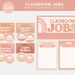 Editable Classroom Decor Rosy Boho Bundle, Pink Printable Canva ...