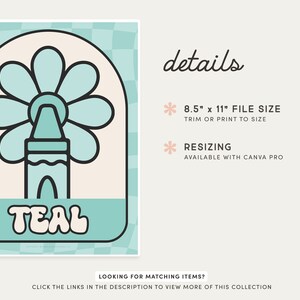 Classroom Shapes and Colors Printable Display, Editable in Canva ...