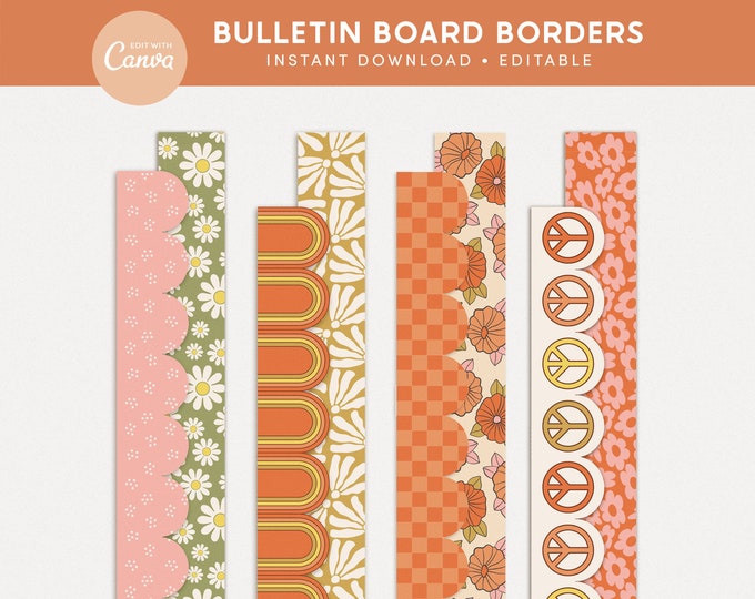 Groovy Boho Classroom Door Display - Etsy Canada