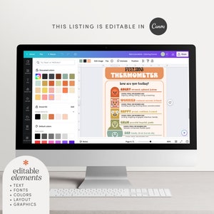 Calming Corner Editable Classroom Printables, Calm Down Skills, Canva ...