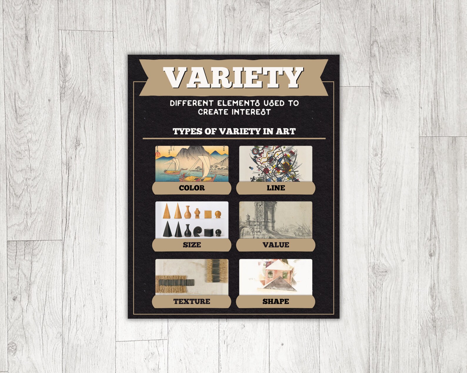 Elements and Principles of Art Classroom Printables Bundle - Etsy