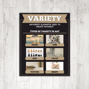 Principles of Art Classroom Printable Posters, Art Classroom Decor ...