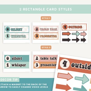 Voice Level Chart Classroom Printable Display, Editable in Canva ...