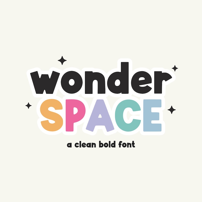 Chunky Playful Font - Etsy