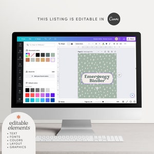 Classroom Binder Covers and Spines, Editable Modern Boho Teacher ...