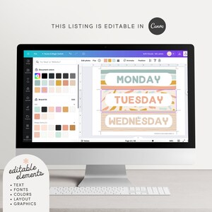 Classroom Rolling Trolley Cart Labels, Editable Teacher Drawer Filing ...