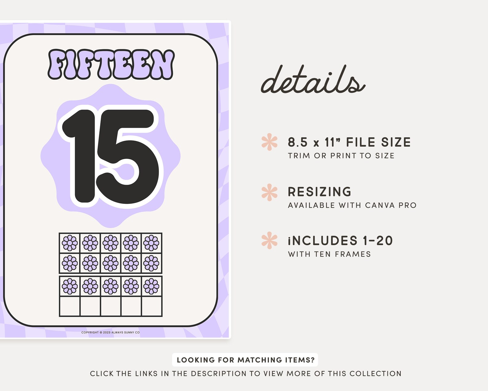Number Ten Frames Classroom Editable Posters, Pastel Groovy Counting ...