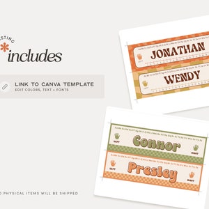 Student Desk Name Labels, Editable Classroom Printables, Student Name ...