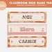 Student Desk Name Labels Editable Classroom Printables - Etsy