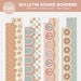 Classroom Bulletin Board Borders, Editable Canva Templates, Groovy ...