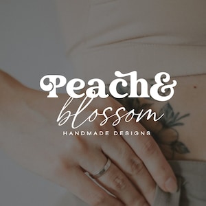 Editable Logo Design, DIY Retro Boho Logo Bundle, Cute Photography Logo ...