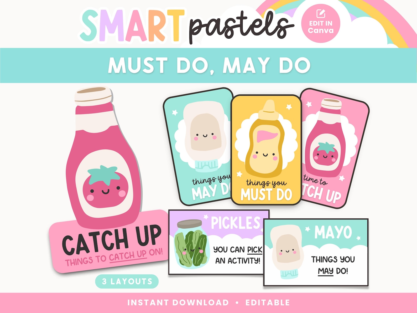 Editable Must Do, May Do Classroom Displays | Task Board for Student ...