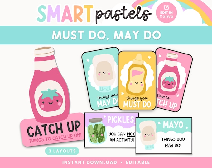 Editable Must Do, May Do Classroom Displays | Task Board for Student ...