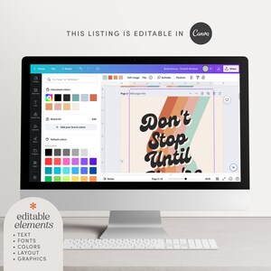 Growth Mindset Editable Classroom Printable Posters, Groovy Retro ...