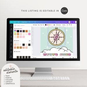 Growth Mindset Editable Classroom Printable Posters, Desert Bright ...