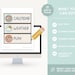 Classroom Schedule, Editable Pastel Canva Template, Soft Clouds Cute ...