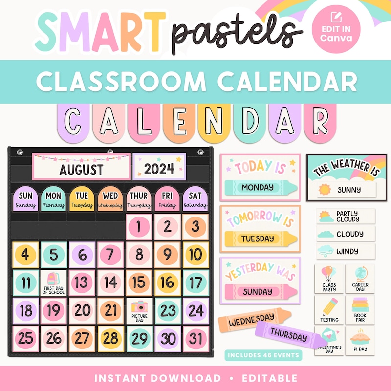 Pocket Calendars - Etsy