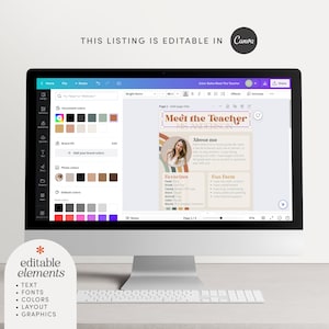 Editable Classroom Modern Boho Complete Collection Printable Bundle ...