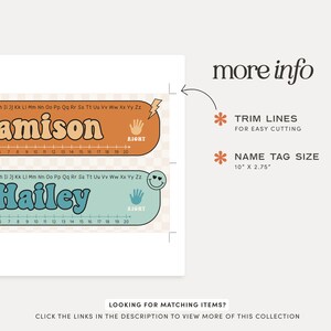 Student Desk Name Labels, Editable Classroom Printables, Student Name ...